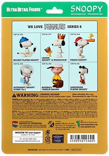 Medicom Peanuts Series 6: Baseball Charlie Brown UDF Action Figure