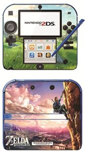 breath of the wild game skin for nintendo 2ds console