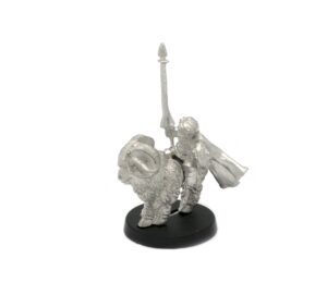 stonehaven miniatures halfling commander on ram mount miniature figure (for 28mm scale table top war games) - made in usa