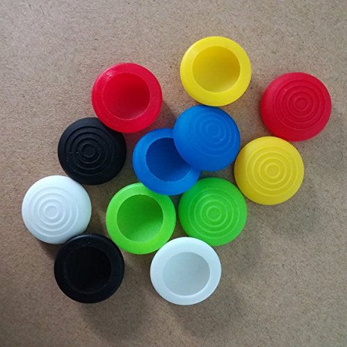 Analog Silicone Thumb Stick Grip Joystick Caps Cover for PS4 PS3 Xbox 360 Xbox One Game Controllers (Green)