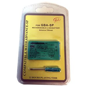 gameboy advance sp rechargeable battery with tool kit