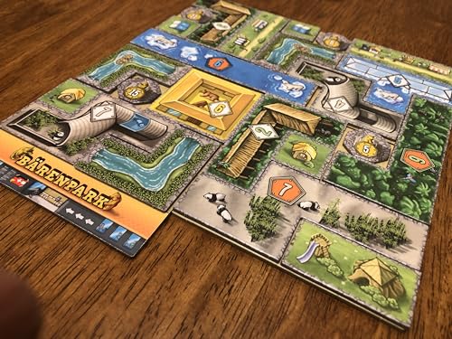 Bärenpark Board Game | Tile Placement Strategy Game | Fun Zoo Animal Themed Puzzle Game For Adults and Kids | Ages 8+ | 2-4 Players | Average Playtime 30-45 Minutes | Made by Lookout Games