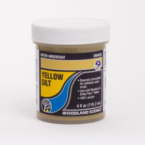 woodland scenics water undercoat-yellow silt -cw4535