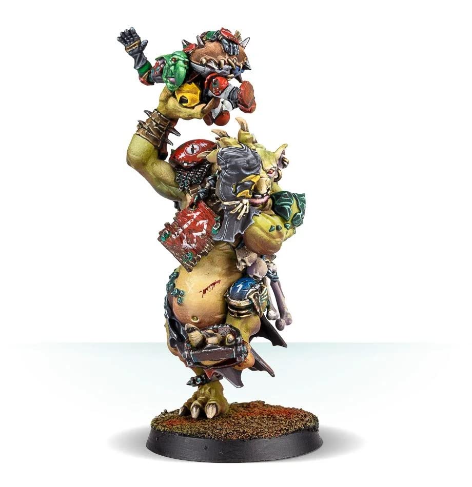 Games Workshop 99120999002" Blood Bowl Troll Figure, Black