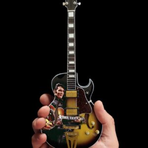 Axe Heaven Licensed Elvis Presley '68 Special Hollow Body Mini Guitar Replica (EP-361)