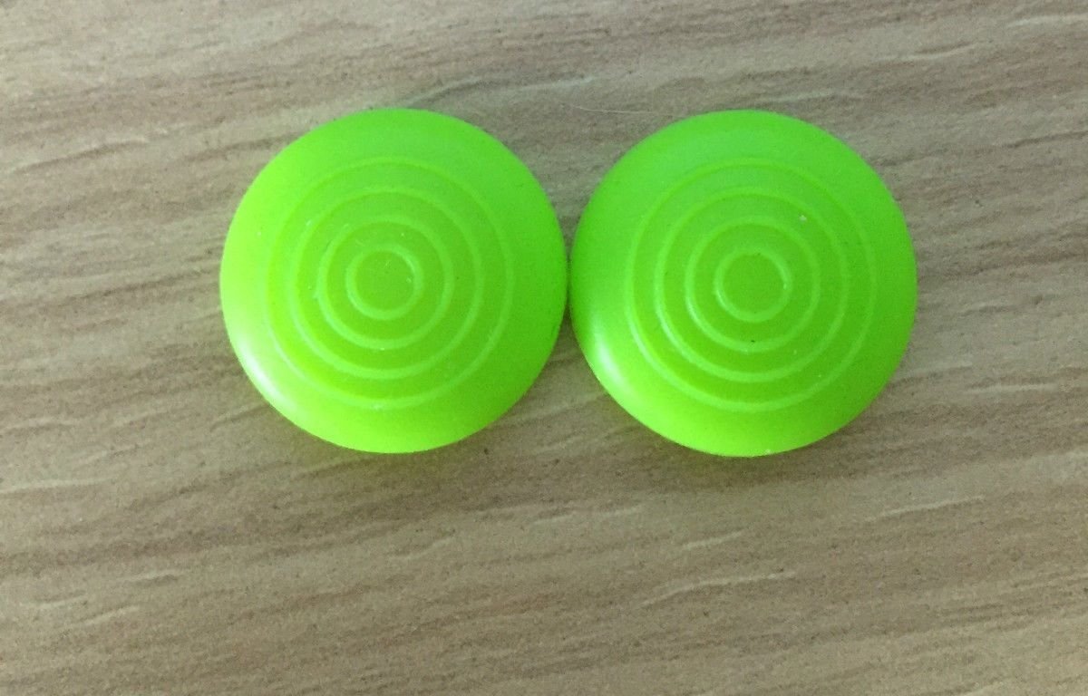 Analog Silicone Thumb Stick Grip Joystick Caps Cover for PS4 PS3 Xbox 360 Xbox One Game Controllers (Green)