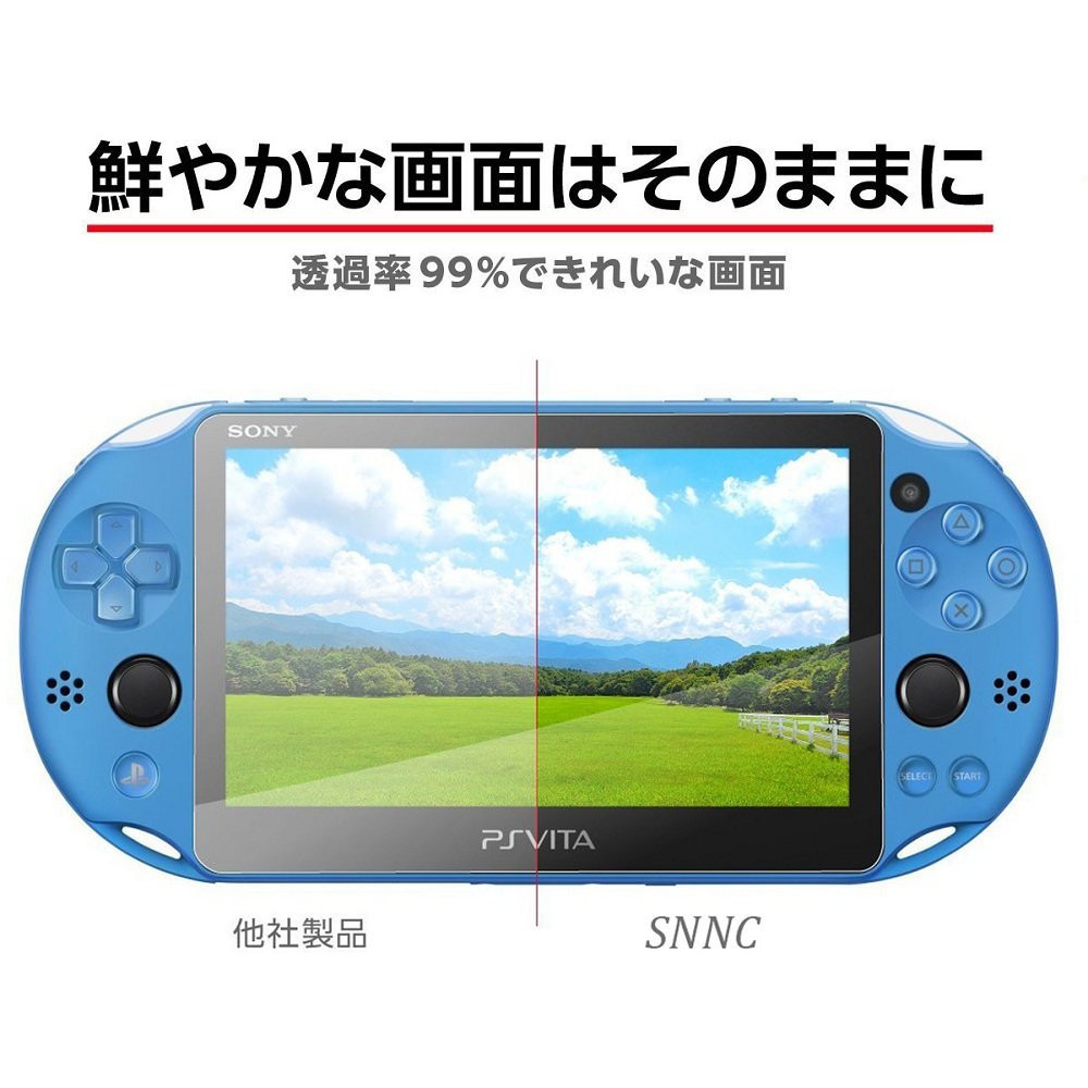 RDFJ Vita 2000 Screen Protector Anti-Scratch Tempered Glass Film for PSVita2000