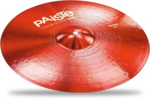 paiste 19 inches color sound 900 red crash cymbal