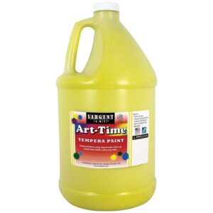 sargent art 17-6602, gallon yellow art-time tempera paint