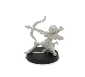 stonehaven miniatures elf archer figure (for 28mm scale table top war games) - made in usa