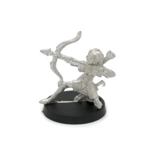 Stonehaven Miniatures Elf Archer Figure (for 28mm Scale Table Top War Games) - Made in USA