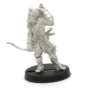 stonehaven miniatures half-orc archer figure (for 28mm scale table top war games) - made in usa