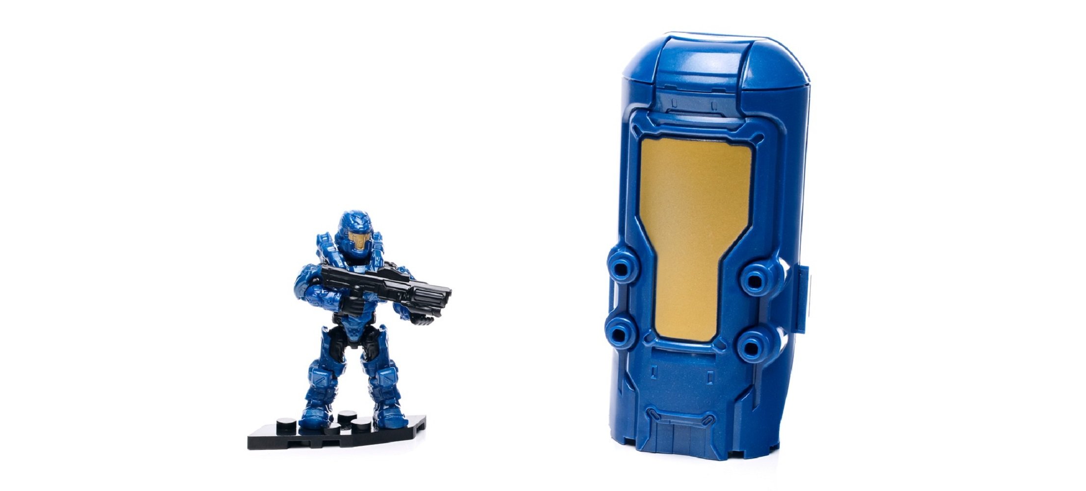 Mega Construx Halo Metallic Blue Cryotube