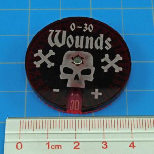 LITKO Wound Dial Wound Dials | Health Tracker | Life Counter | Tabletop Games | Collectible Card Games | Living Card Games | Role Playing Games | LCG | RPG | #0-30 | Magnetic