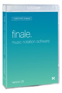 makemusic finale competitive upgrade: music notation software, version 25