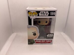 funko pop! star wars smuggler's bounty exclusive death star grand moff tarkin #159 vinyl figure (bundled with pop box protector case)