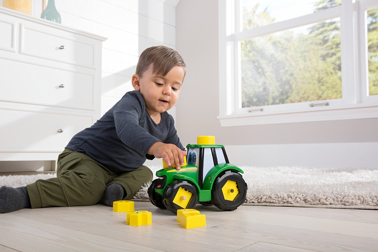 JOHN DEERE Tomy Learn N Pop Johnny Vehicle Toy