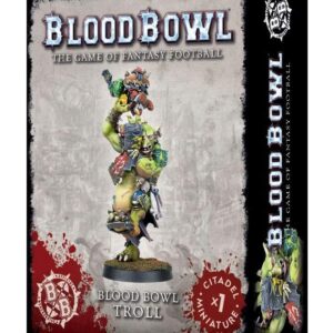 Games Workshop 99120999002" Blood Bowl Troll Figure, Black