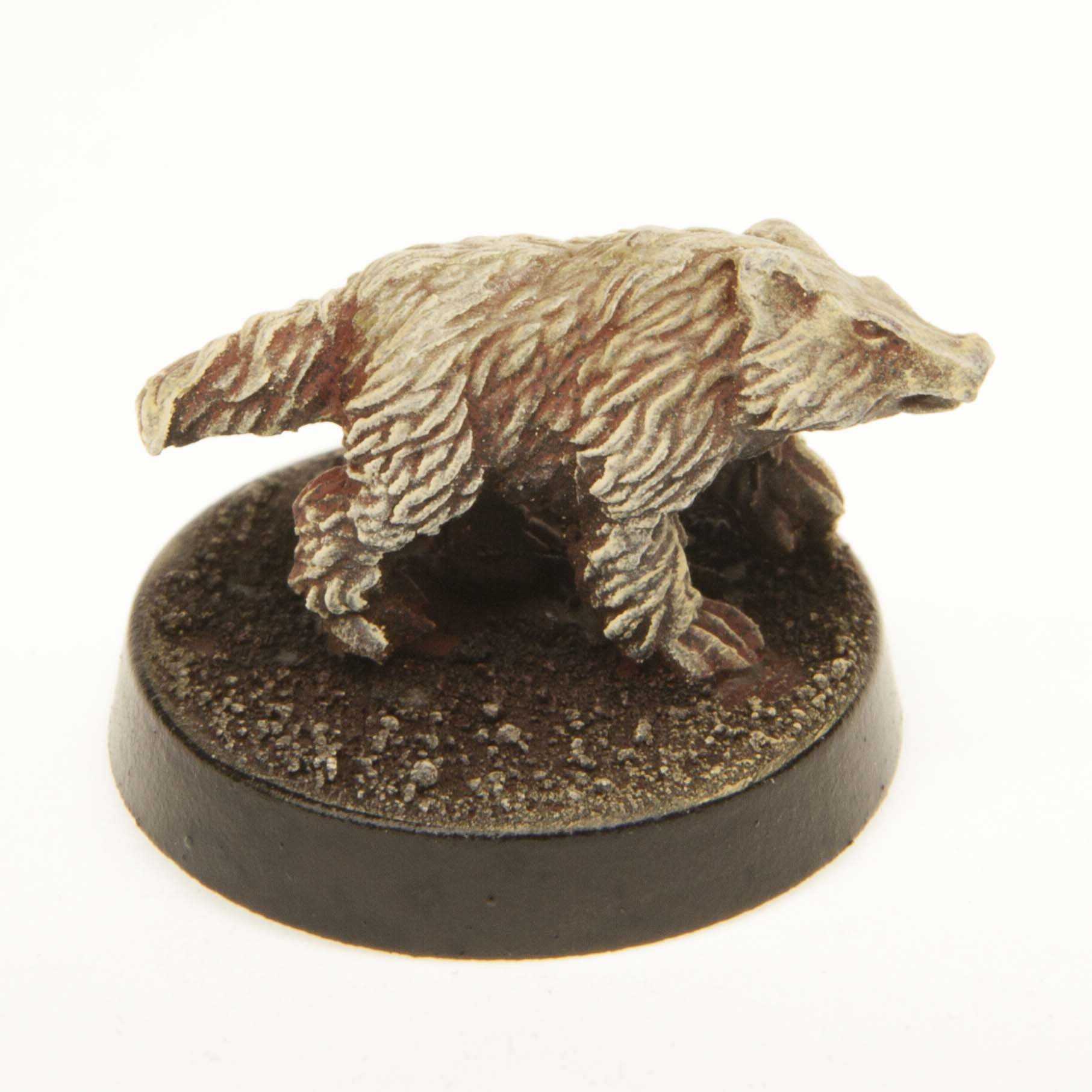 Stonehaven Badger Miniature Figure (for 28mm Scale Table Top War Games) - Made in USA