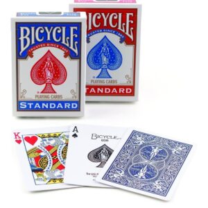 Bicycle Poker Size Standard Index Playing Cards, 2 Deck Player's Pack