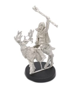 stonehaven miniatures elf wizard mounted on stag miniature figure (for 28mm scale table top war games) - made in usa