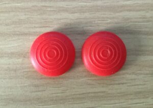 analog silicone thumb stick grip joystick caps cover for ps4 ps3 xbox 360 xbox one game controllers (red)