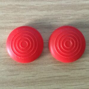 Analog Silicone Thumb Stick Grip Joystick Caps Cover for PS4 PS3 Xbox 360 Xbox One Game Controllers (Red)