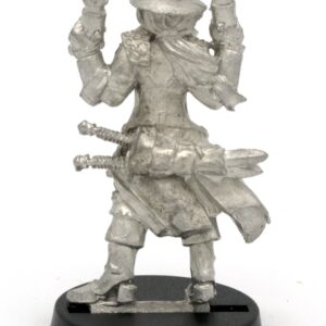 Stonehaven Miniatures Half-Orc Gunslinger Figure (for 28mm Scale Table Top War Games) - Made in USA