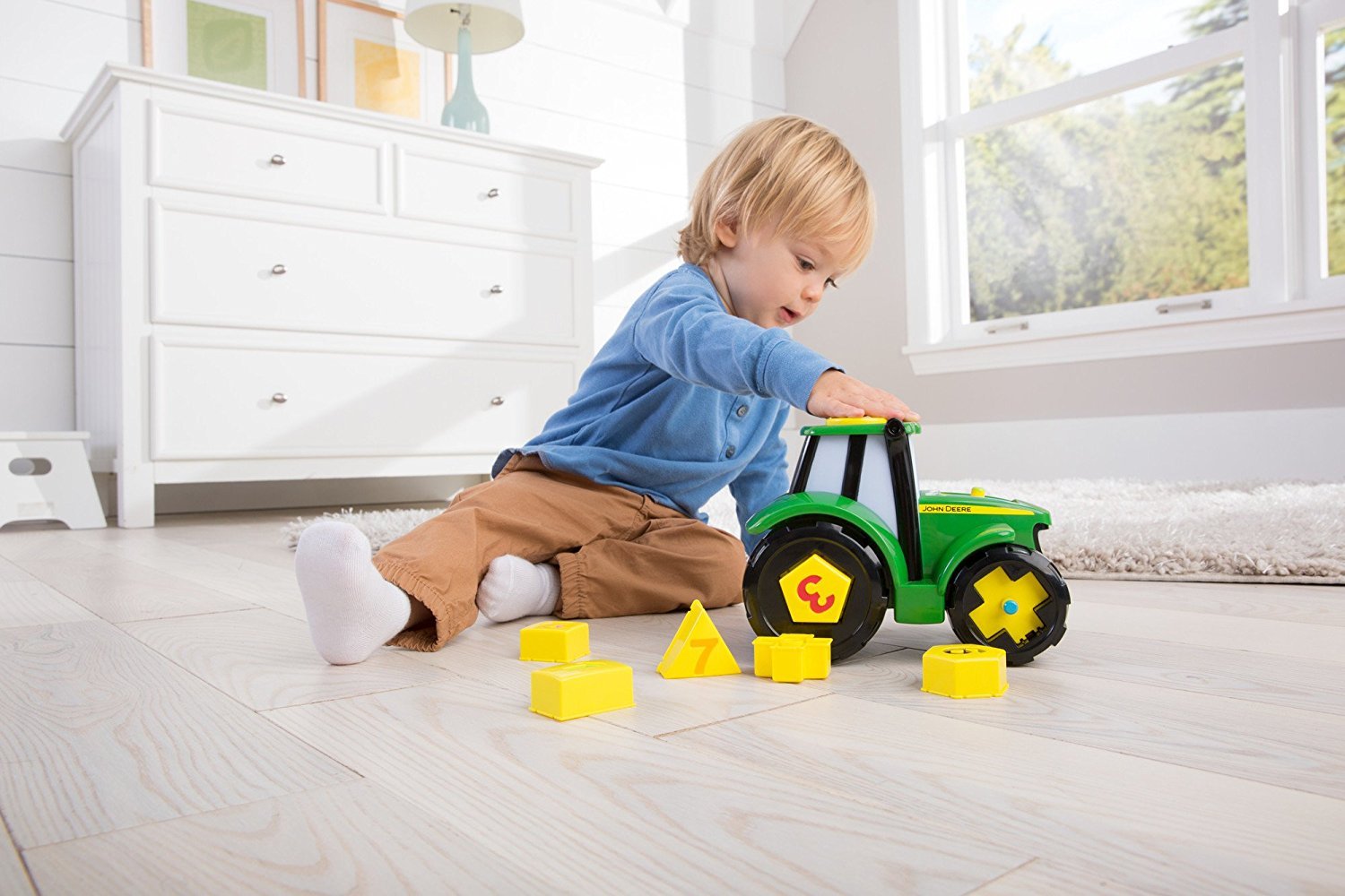 JOHN DEERE Tomy Learn N Pop Johnny Vehicle Toy