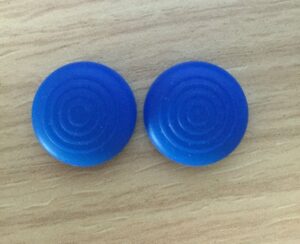 analog silicone thumb stick grip joystick caps cover for ps4 ps3 xbox 360 xbox one game controllers (blue)