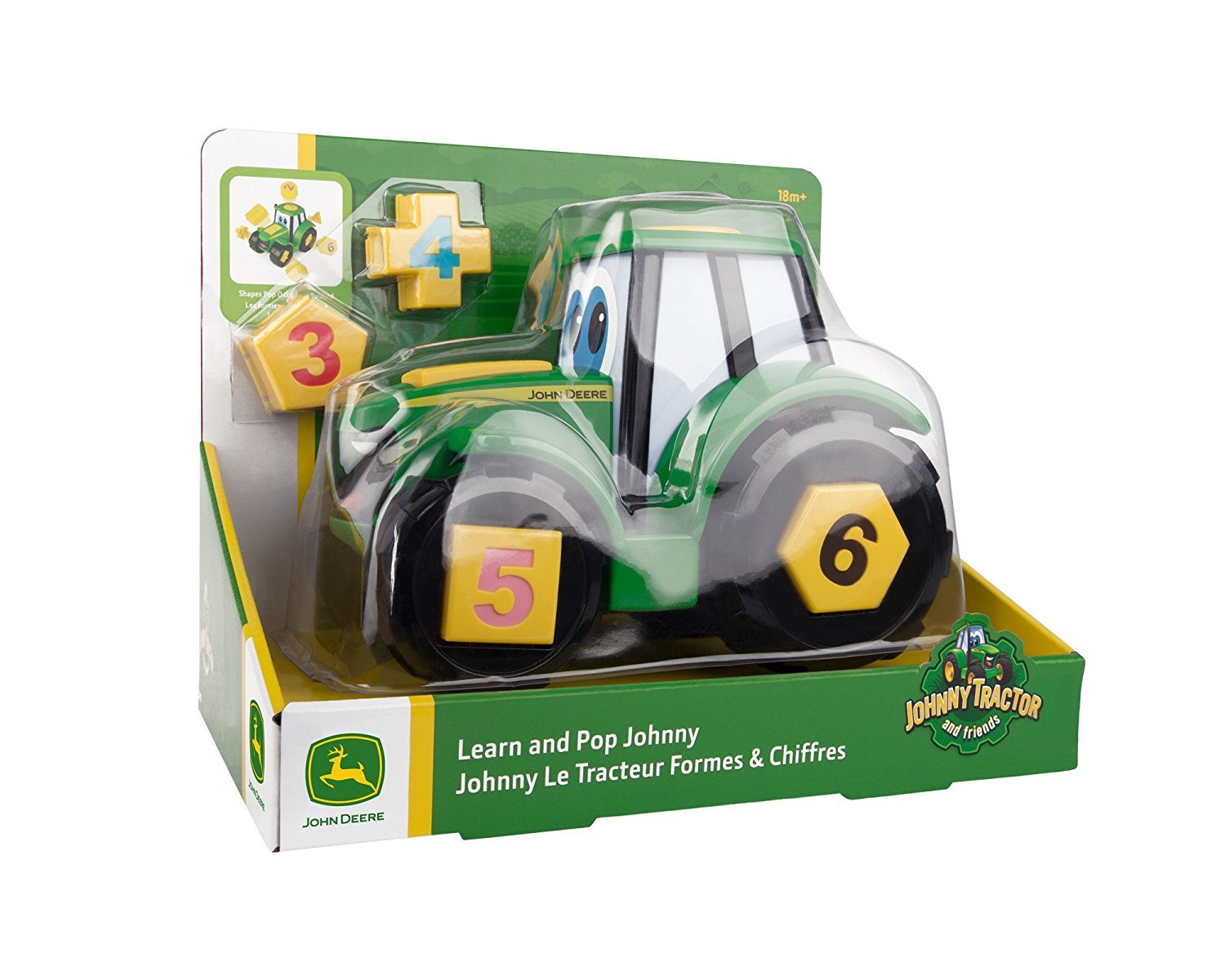 JOHN DEERE Tomy Learn N Pop Johnny Vehicle Toy