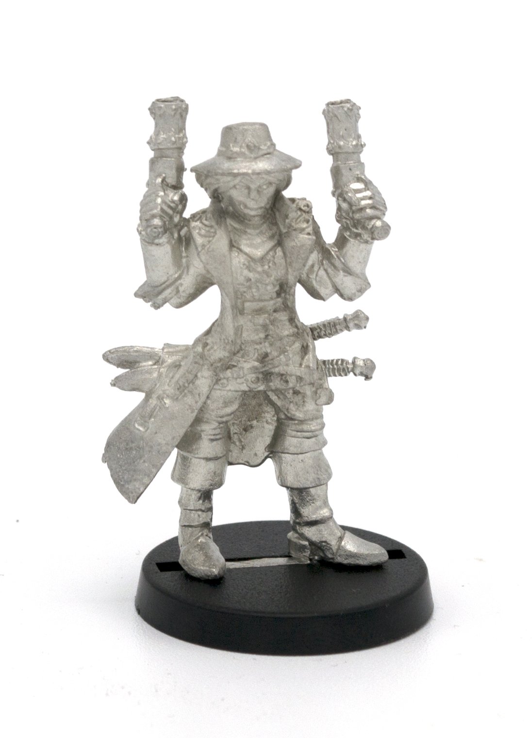 Stonehaven Miniatures Half-Orc Gunslinger Figure (for 28mm Scale Table Top War Games) - Made in USA