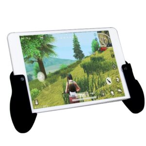 ipad /android tablet /smartphone game controller, mobile phone gamepad holder mobile game grip mobile gamepad joystick game clutch for 4~12.9 in equipment(black)