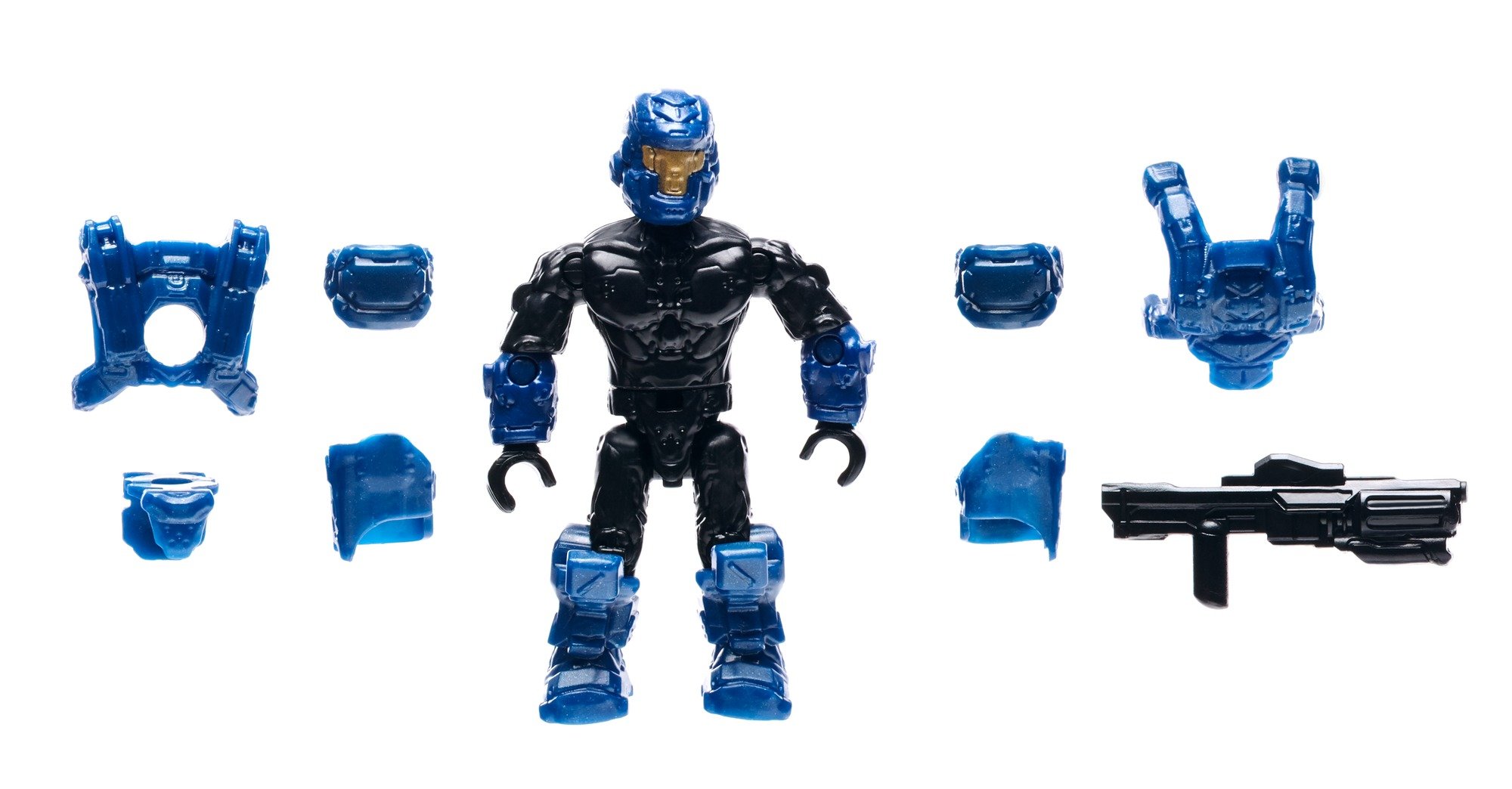 Mega Construx Halo Metallic Blue Cryotube