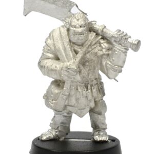 Stonehaven Half-Orc Fighter Miniature Figure (for 28mm Scale Table Top War Games) - Made in USA