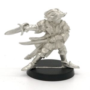 Stonehaven Miniatures Half-Orc Spell Blade Figure (for 28mm Scale Table Top War Games) - Made in USA