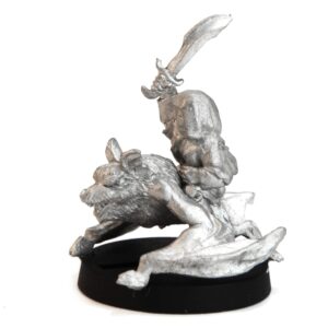 stonehaven miniatures shrouded figure on bat mount miniature figure (for 28mm scale table top war games) - made in usa