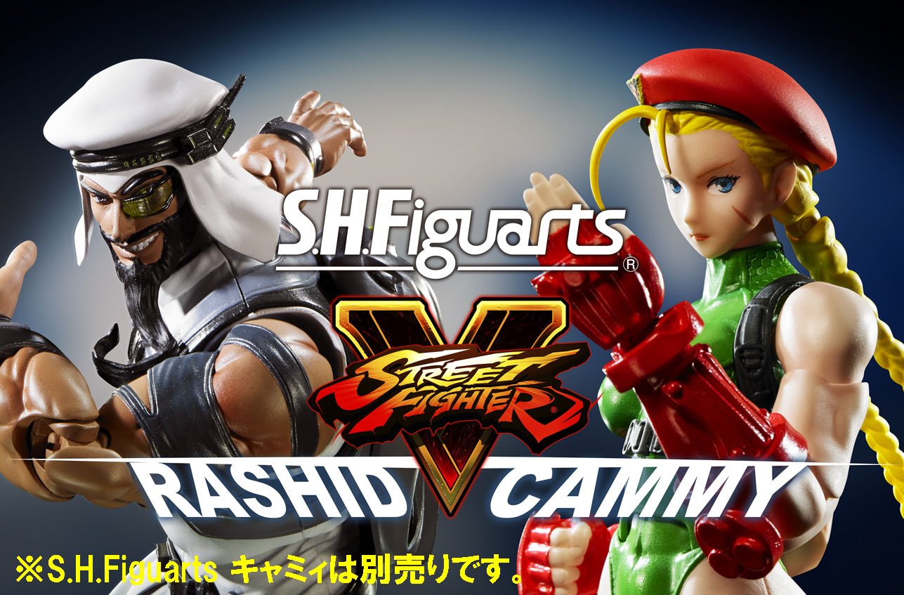 TAMASHII NATIONS Bandai S.H.Figuarts Rashid Street Fighter V Action Figure