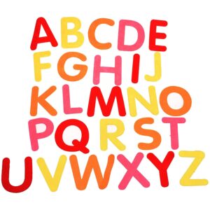 BLUECELL BCP Random Color Set A to Z Lowercase Letters Alphabet Felt Letters + Set A to Z Uppercase Letters Felt Letters