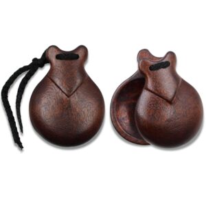 semi-professional jale spanish flamenco castanets castañuelas bubinga caoba made in spain ref#108 (8)