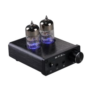 smsl t2 vacuum tube headphone amplifier, mini audio hifi stereo integrated amp