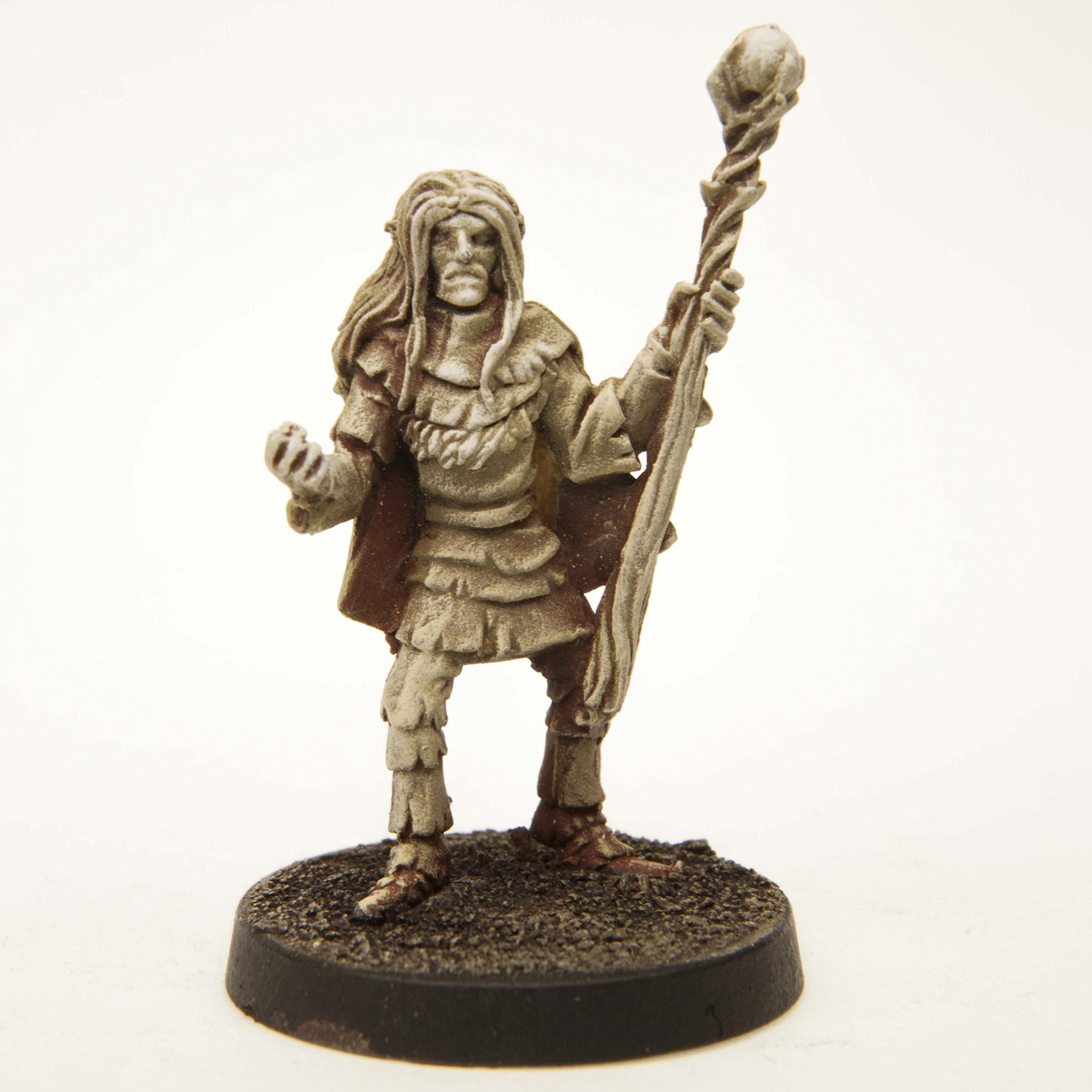 Stonehaven Miniatures Elf Wizard Figure (for 28mm Scale Table Top War Games) - Made in USA