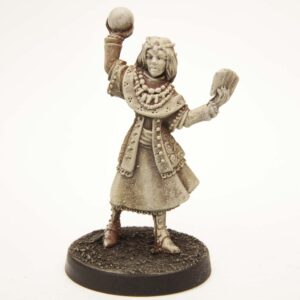 Stonehaven Miniatures Elf Fortune Teller Figure (for 28mm Scale Table Top War Games) - Made in USA