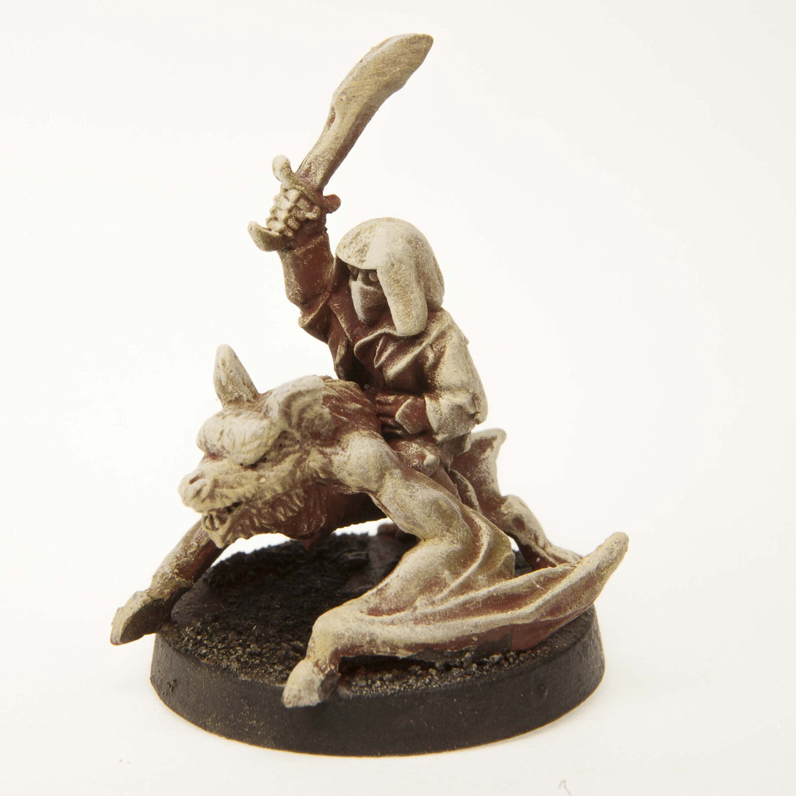 Stonehaven Miniatures Shrouded Figure on Bat Mount Miniature Figure (for 28mm Scale Table Top War Games) - Made in USA