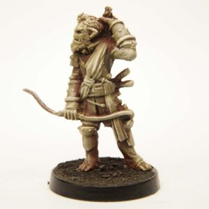 Stonehaven Miniatures Half-Orc Archer Figure (for 28mm Scale Table Top War Games) - Made in USA