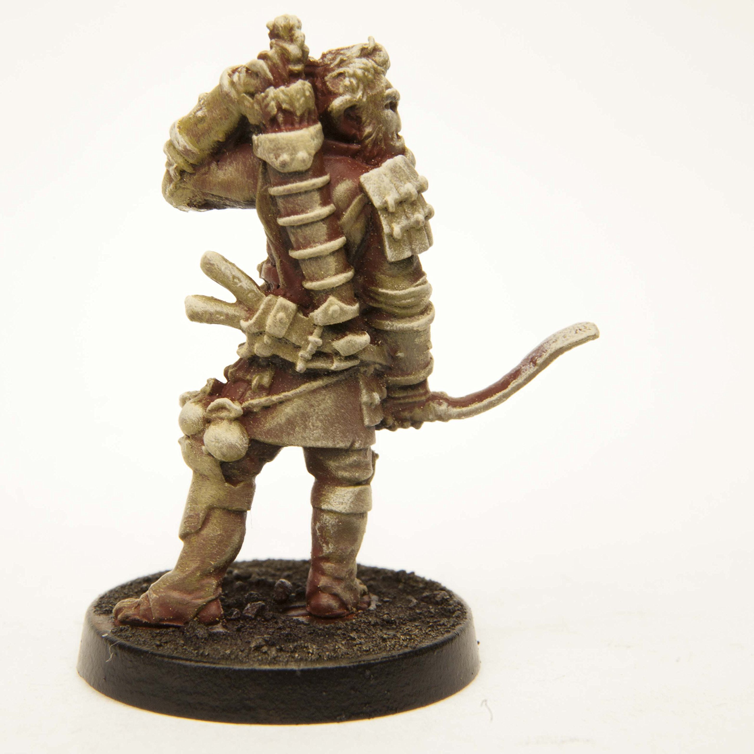 Stonehaven Miniatures Half-Orc Archer Figure (for 28mm Scale Table Top War Games) - Made in USA