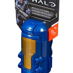 Mega Construx Halo Metallic Blue Cryotube