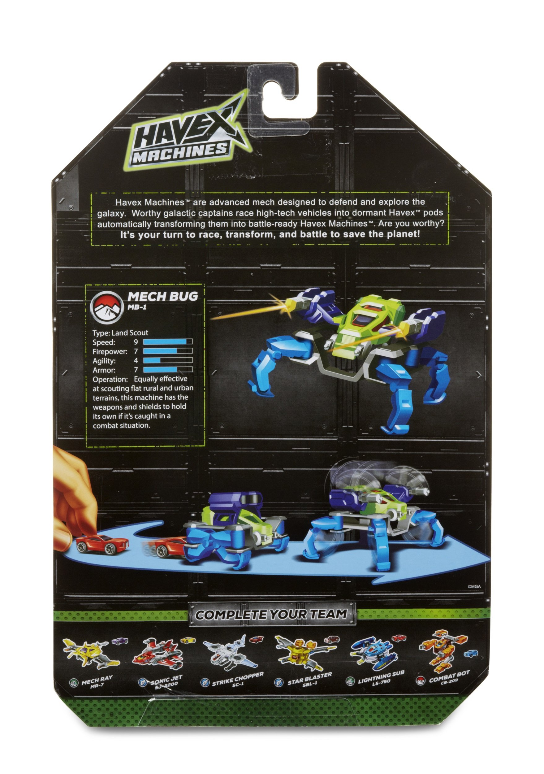 Havex Machines Mech Bug MB-1 Vehicle