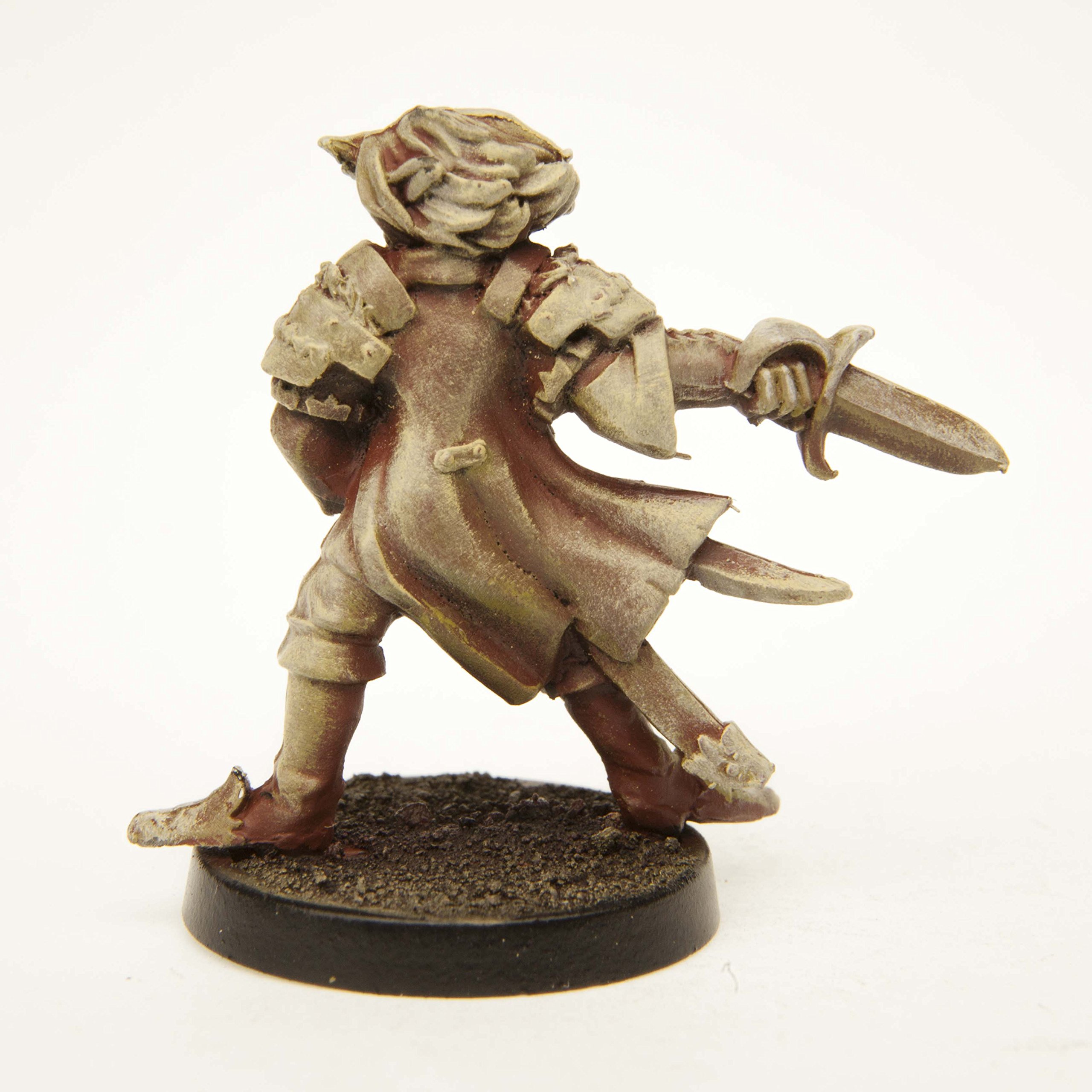 Stonehaven Miniatures Half-Orc Spell Blade Figure (for 28mm Scale Table Top War Games) - Made in USA