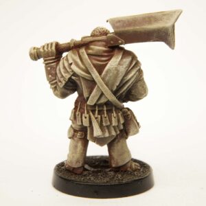 Stonehaven Half-Orc Fighter Miniature Figure (for 28mm Scale Table Top War Games) - Made in USA